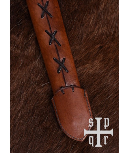 Medieval Sword Scabbard with Belt, Leather