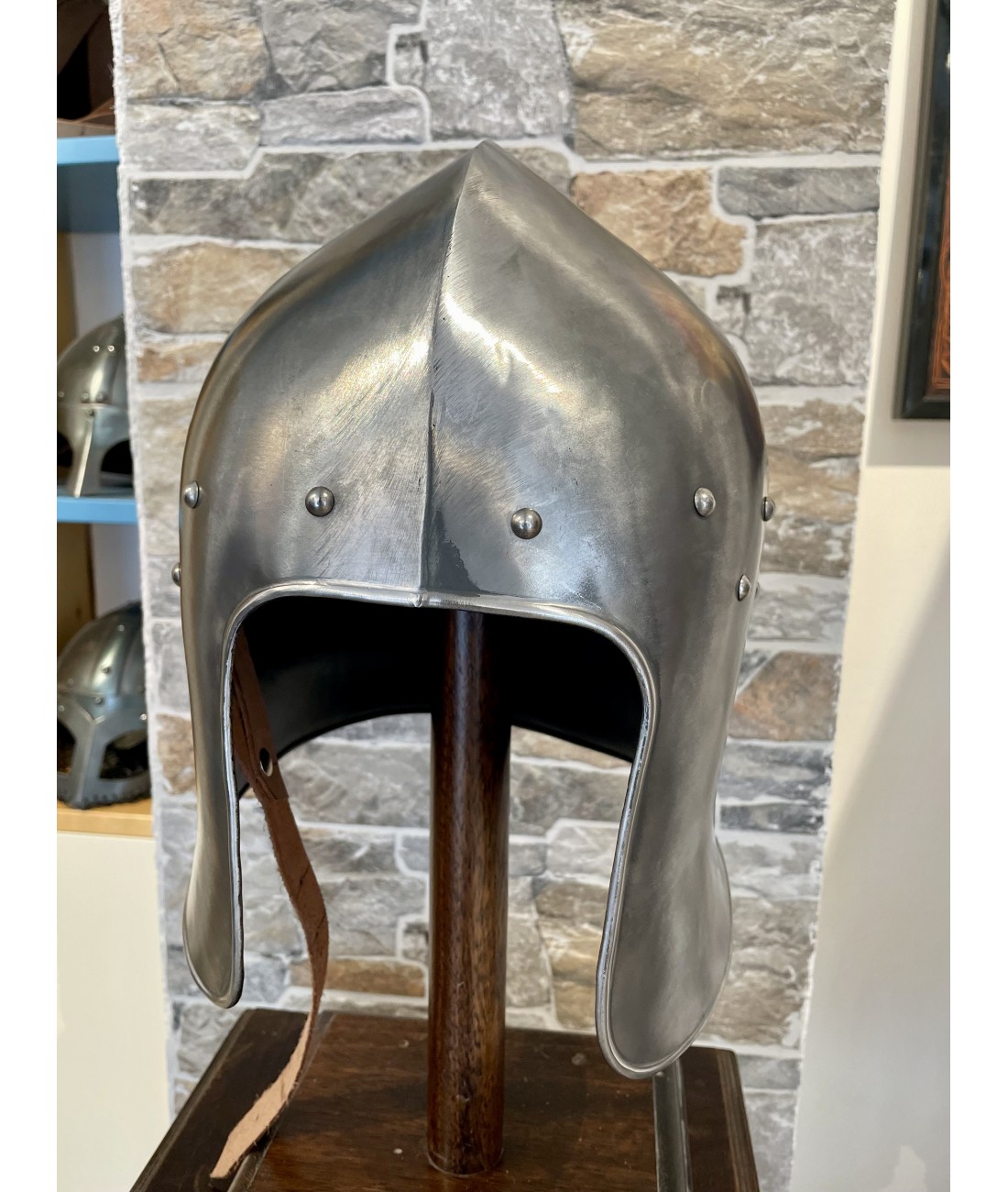 Barbute, Venetian sallet, Medieval helmet for sale - Avan ...