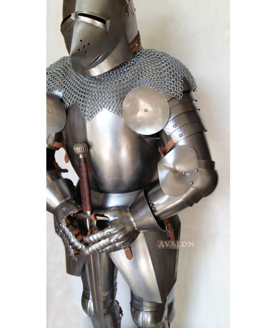 Medieval Knight Arm Armor Armor Knight Medieval Museum Hi Res Stock