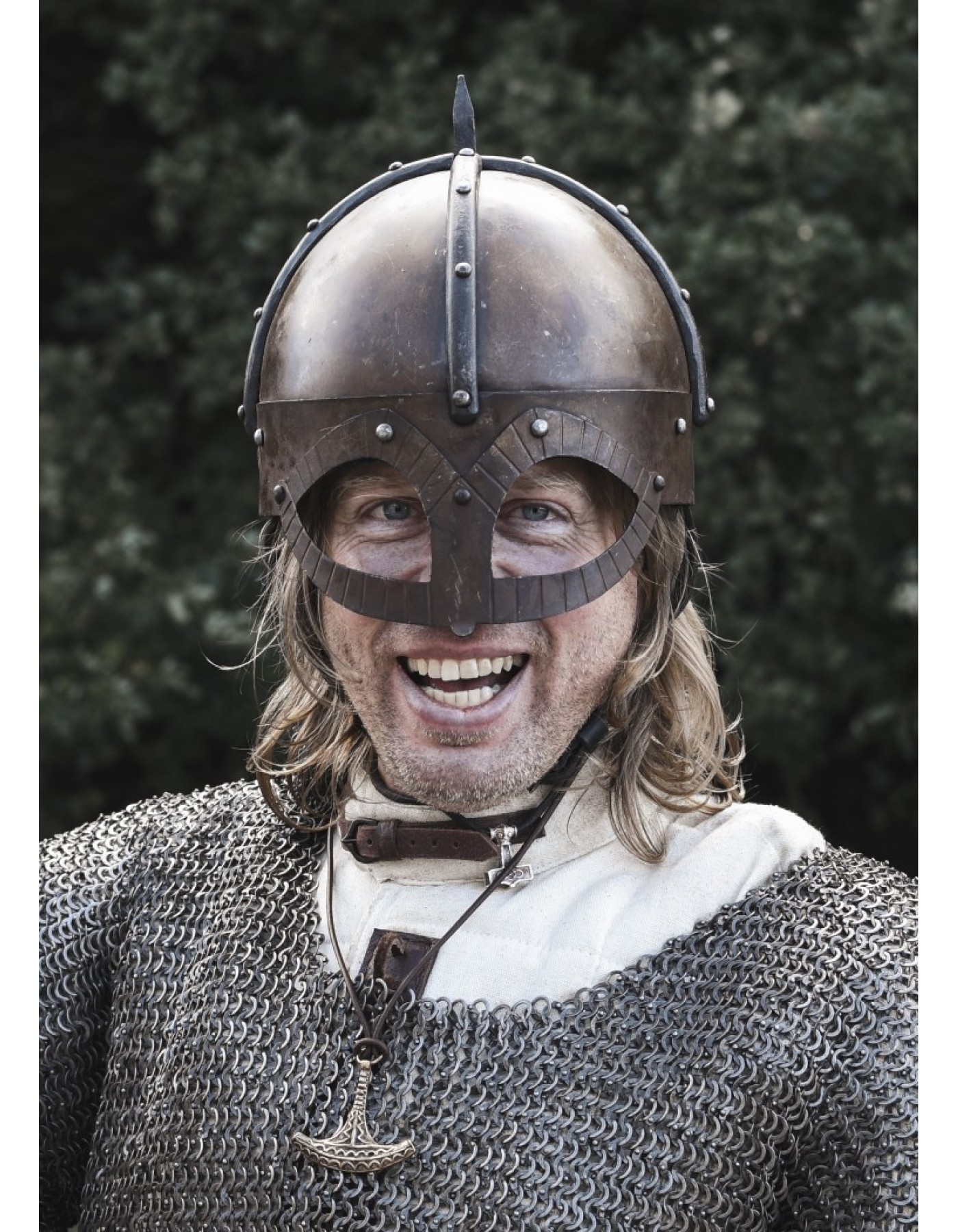 Viking Norman Helmet : The Gjermundbu Helmet with riveted ...