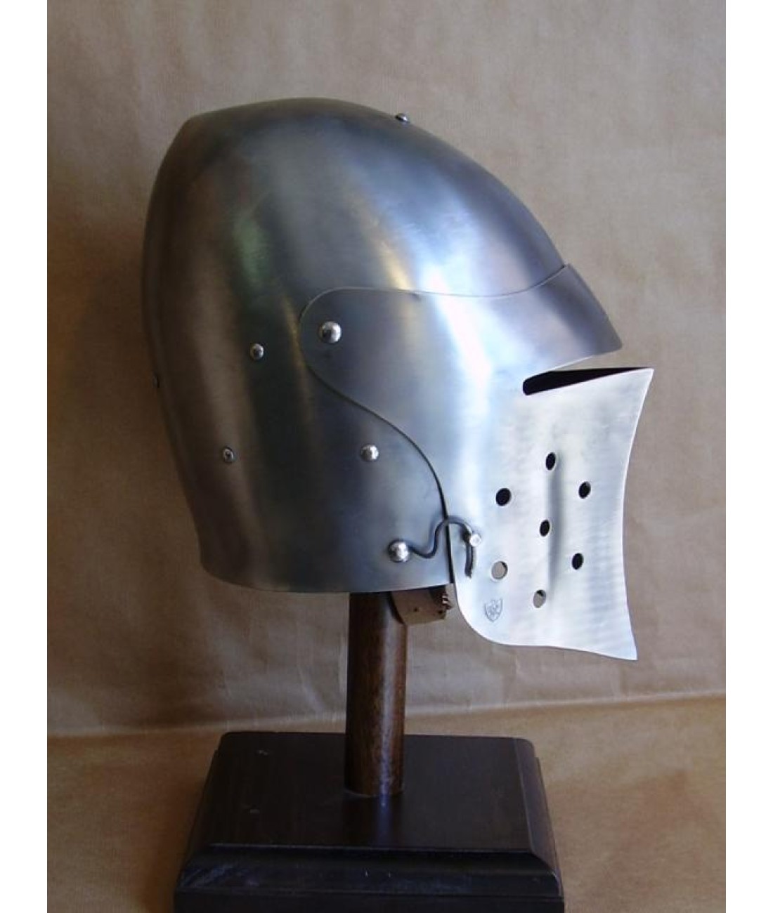 Medieval Combat Helmet Barbuta with Visor SCA - Medieval ...